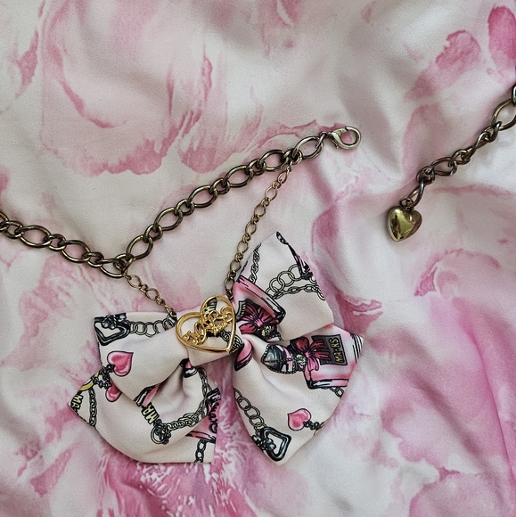 ma*rs | Accessories | Mars Rare Agejo Gyaru Gold Chain Belt With Pink ...